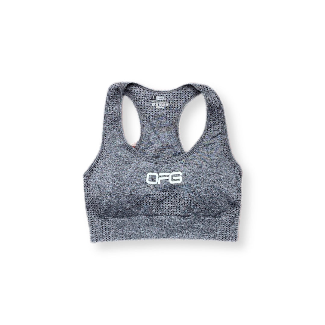 Grey Seamless Sports Bra – OFG Clo