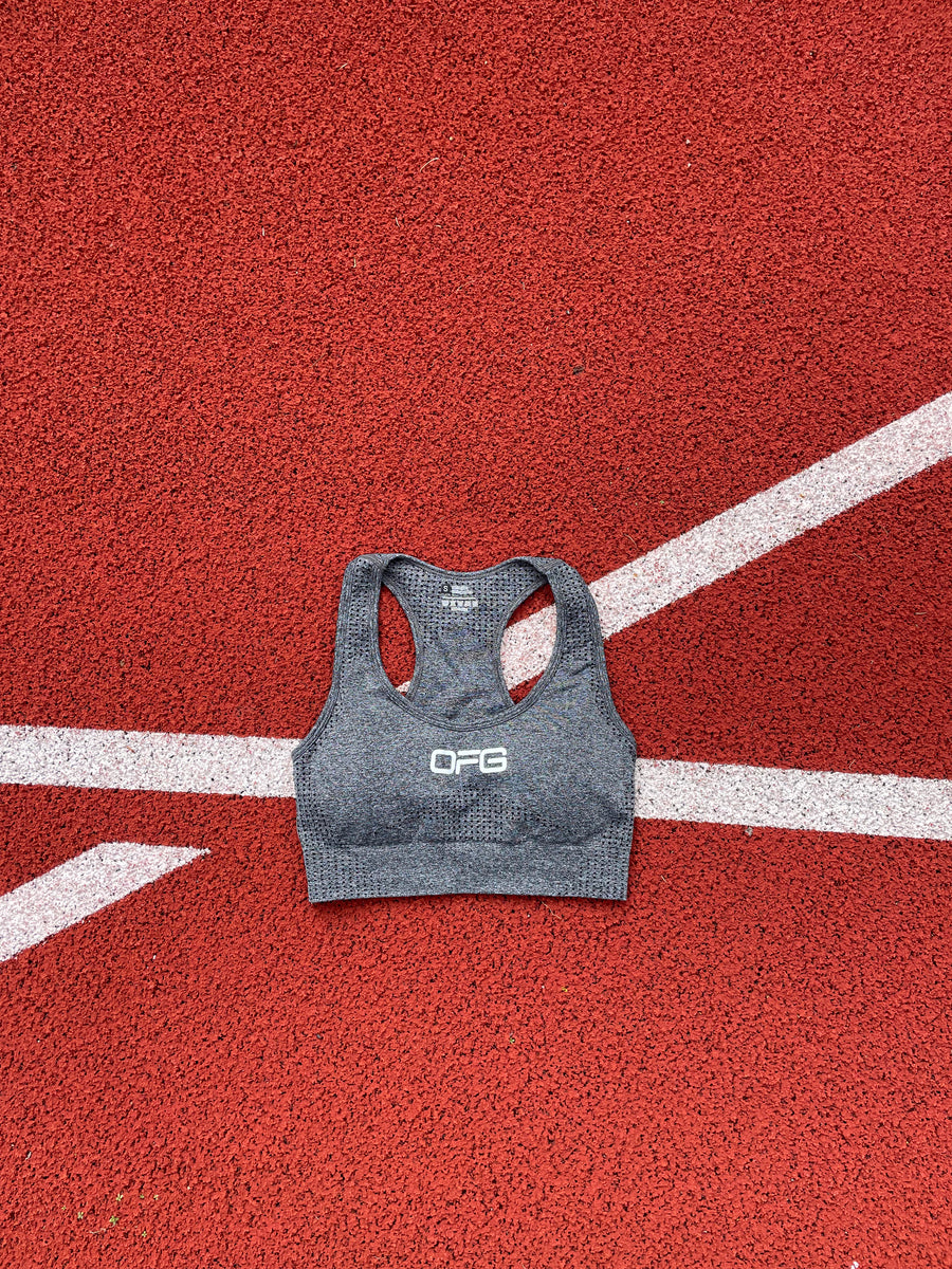 Grey Seamless Sports Bra – OFG Clo